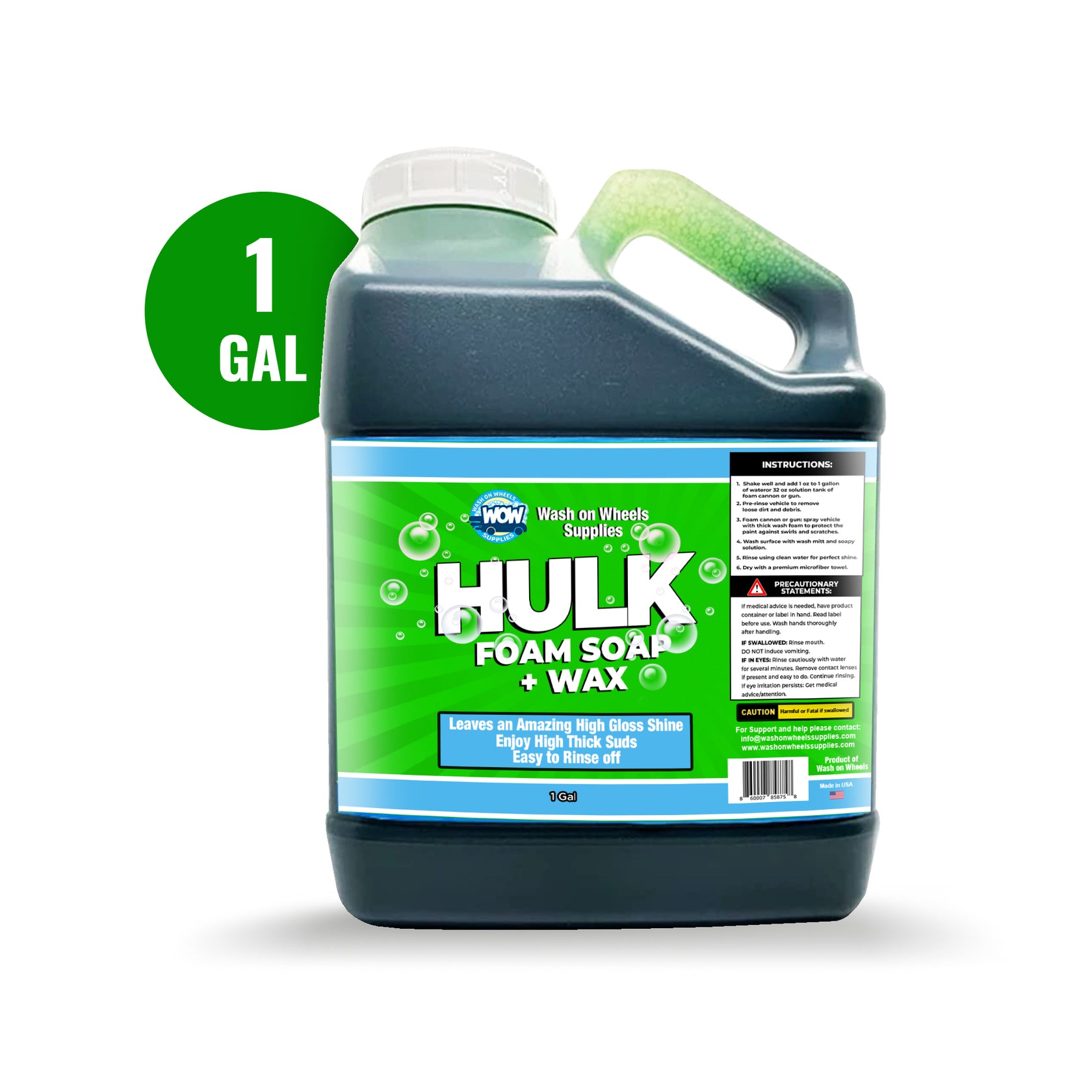 Hulk Foam Soap – Wash on Wheels Supplies